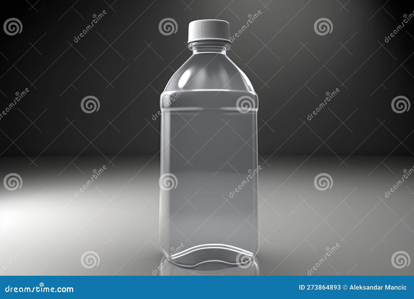 Empty plastic bottle stock illustration. Illustration of freshness ...