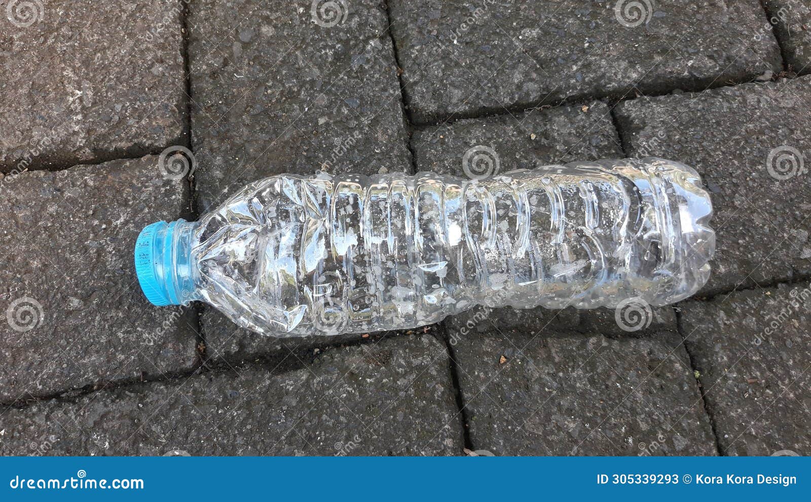 Plastic Bottle on the Ground Stock Image - Image of future, clean ...