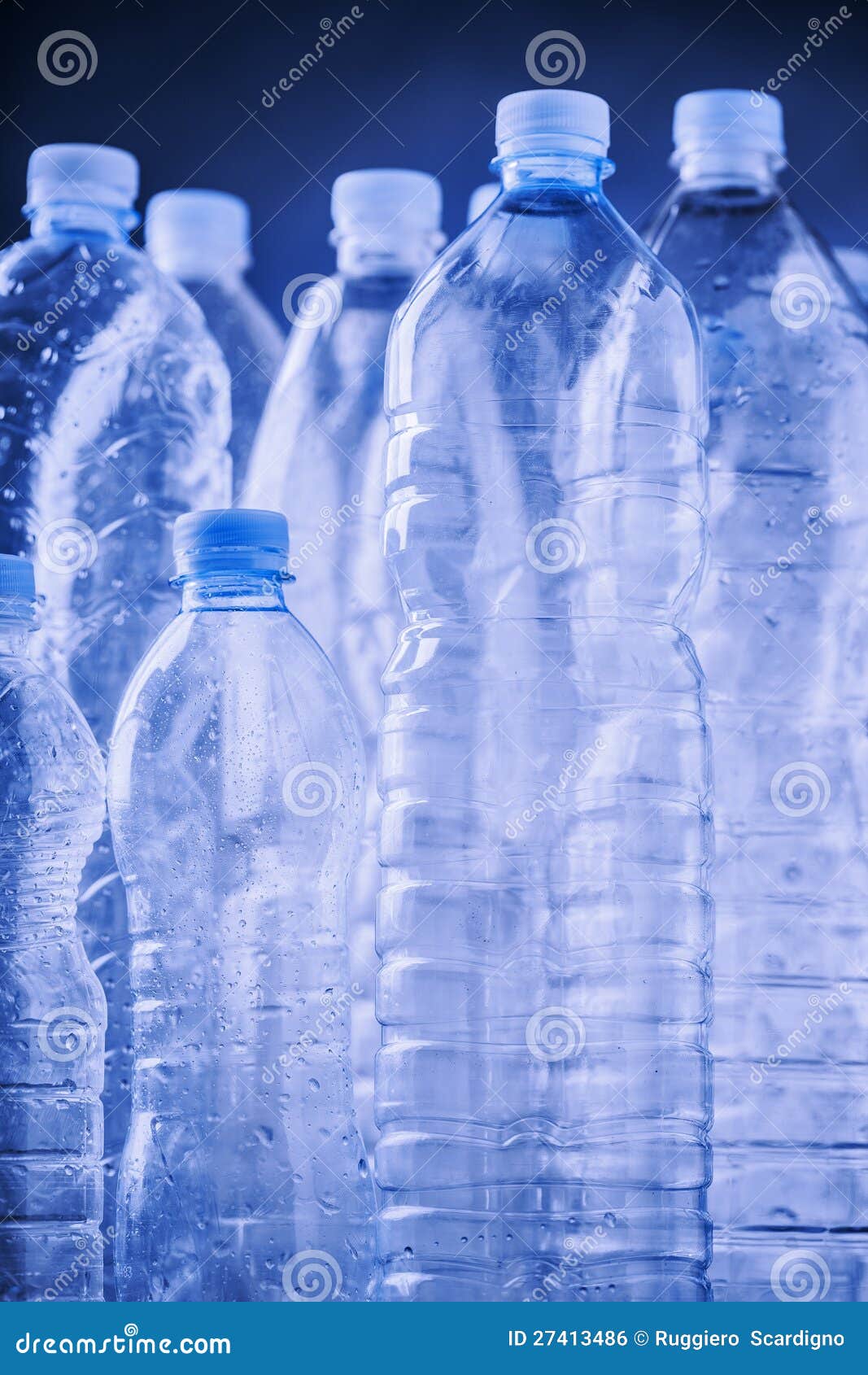 Empty plastic bottles stock photo. Image of macro, purity - 27413486