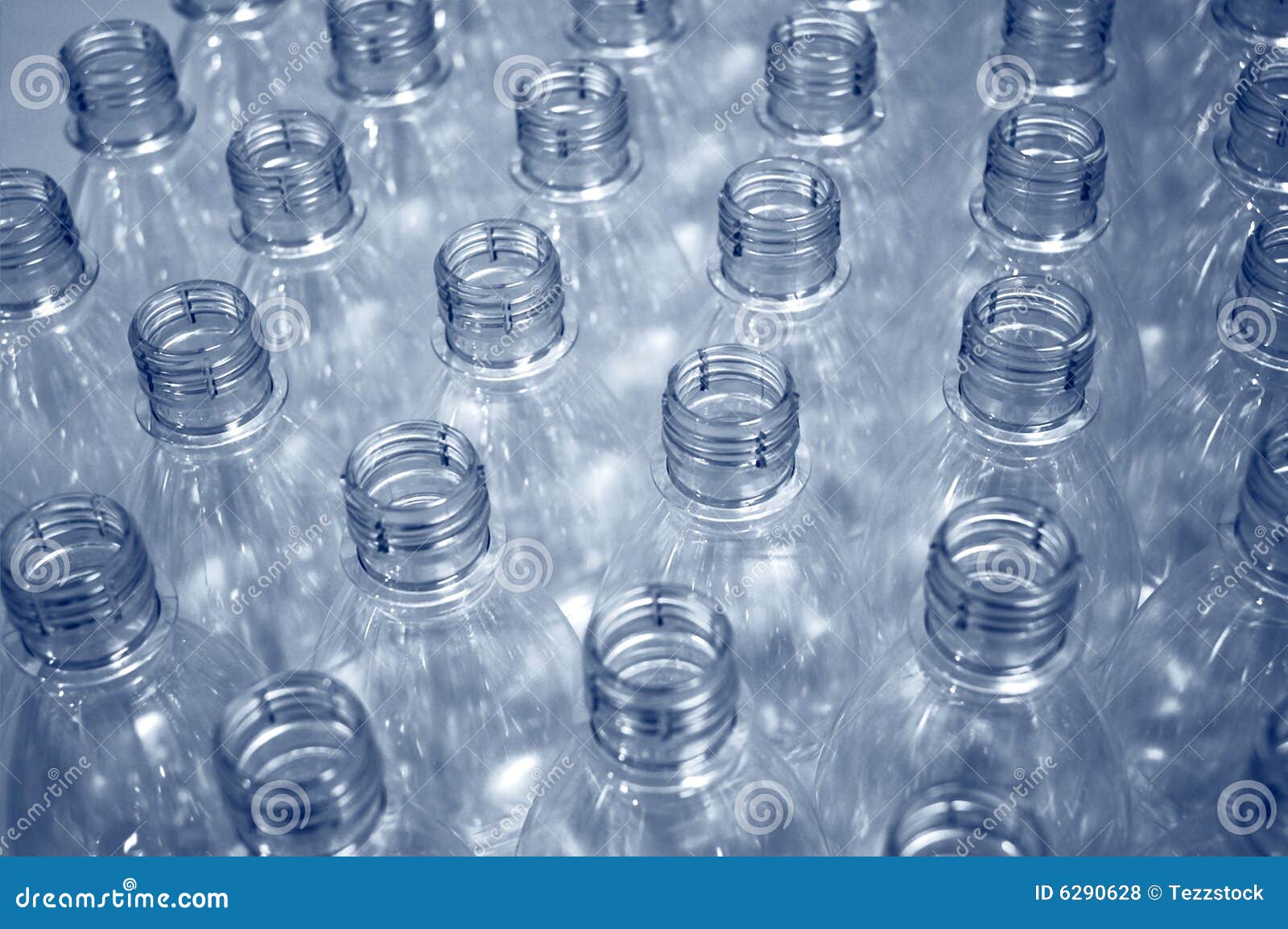 Empty plastic bottles stock photo. Image of automation - 6290628