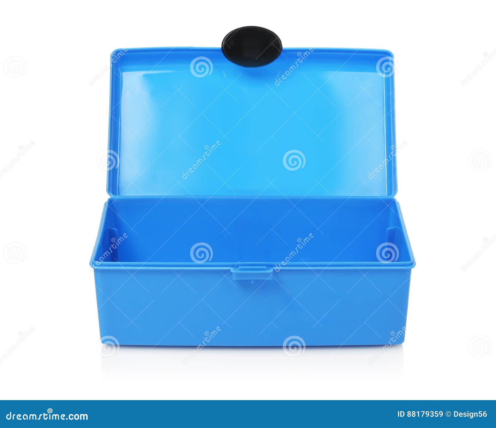 Empty Plastic Box stock image. Image of toolbox, cutout - 88179359