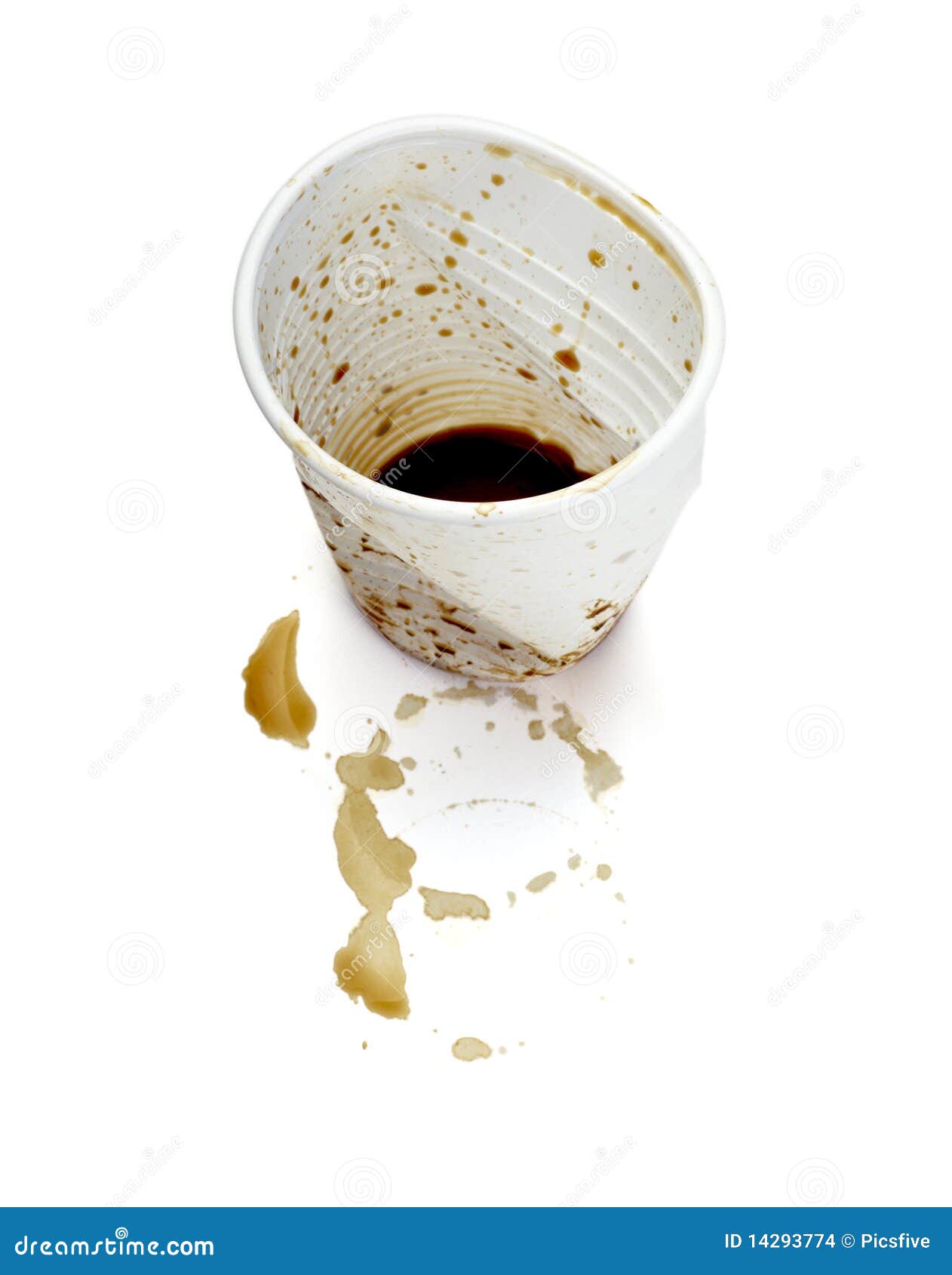 Empty Plastic Coffee Cup Drink Stock Images - Image: 14293774
