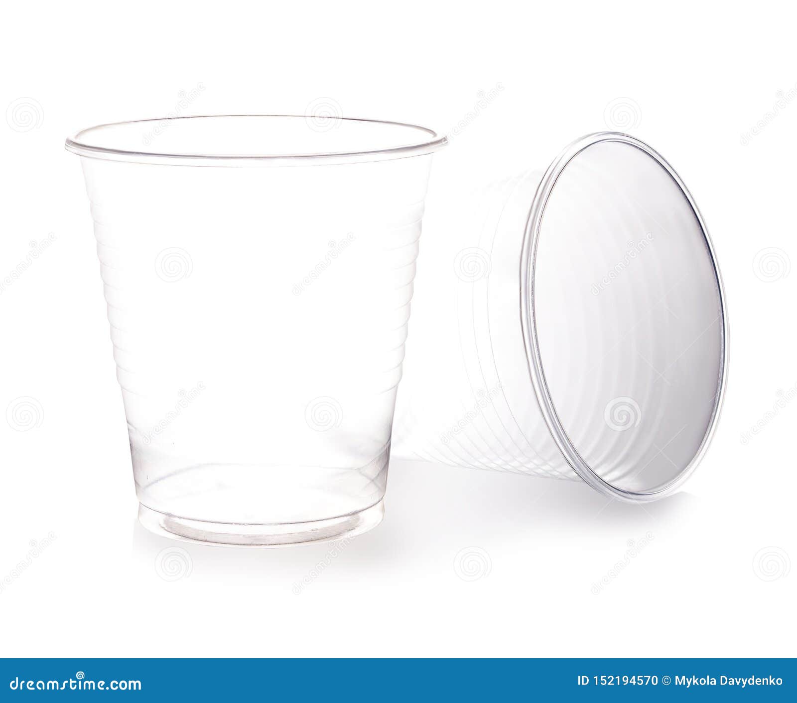 Empty Plastic Cup Isolated White Background Stock Photos - Download ...