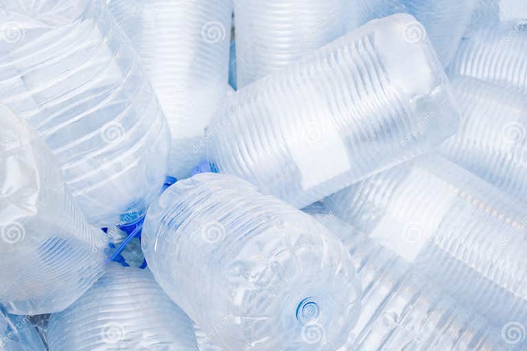 Empty Plastic Drinking Water Cans Stock Image - Image of container ...