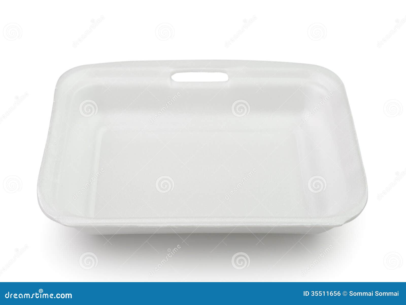 Empty Plastic Food Polystyrene Tray Stock Photo - Image of package ...