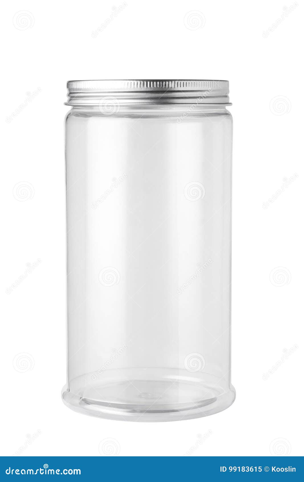 Empty plastic jar stock image. Image of canister, object - 99183615