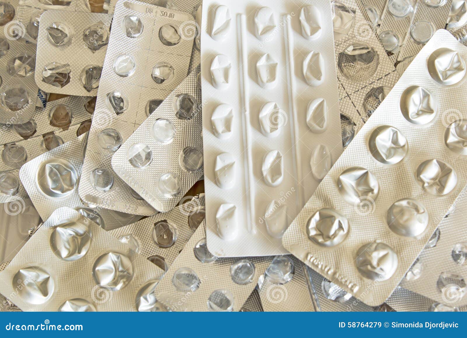 Empty Plastic Packs of Drugs Stock Image - Image of diagnosis ...