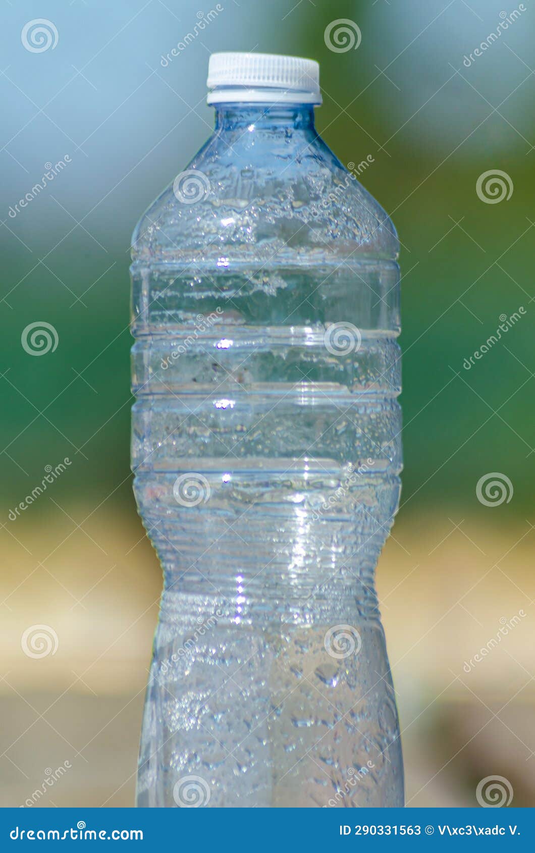 Empty Plastic Water Bottle, Ecology Concept Stock Image - Image of ...