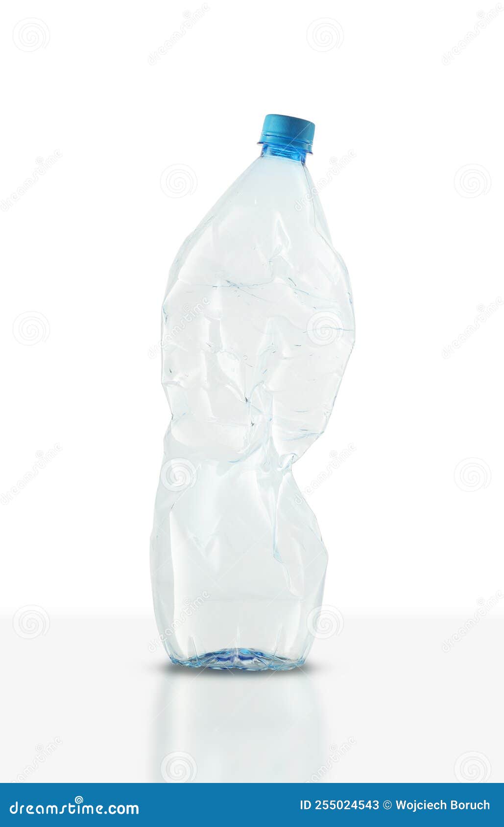 Empty plastic water bottle stock image. Image of transparent - 255024543