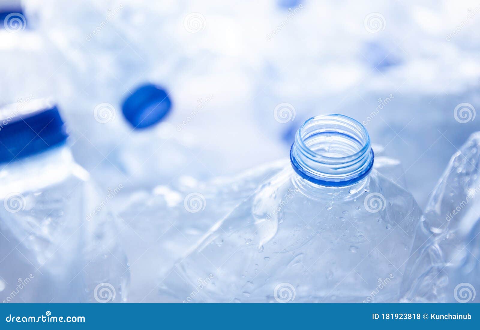 Empty Plastic Water Bottle from Polyethylene in Waste Pollution for ...