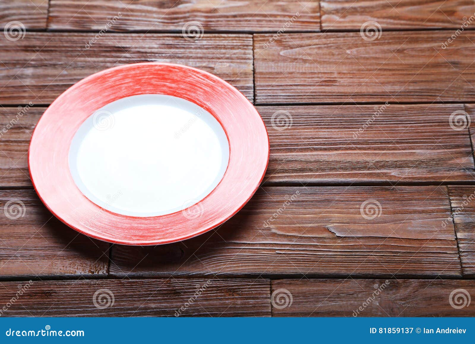 Empty plate stock image. Image of kitchenware, empty - 81859137