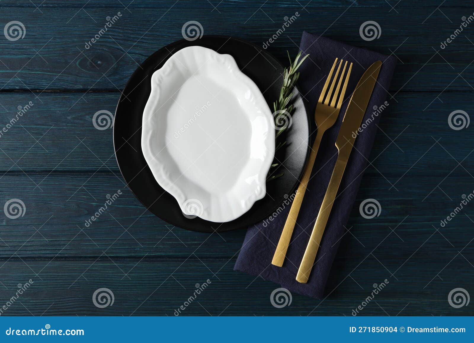 Empty Plate, Composition for Minimal and Minimalism Concept Stock Photo ...