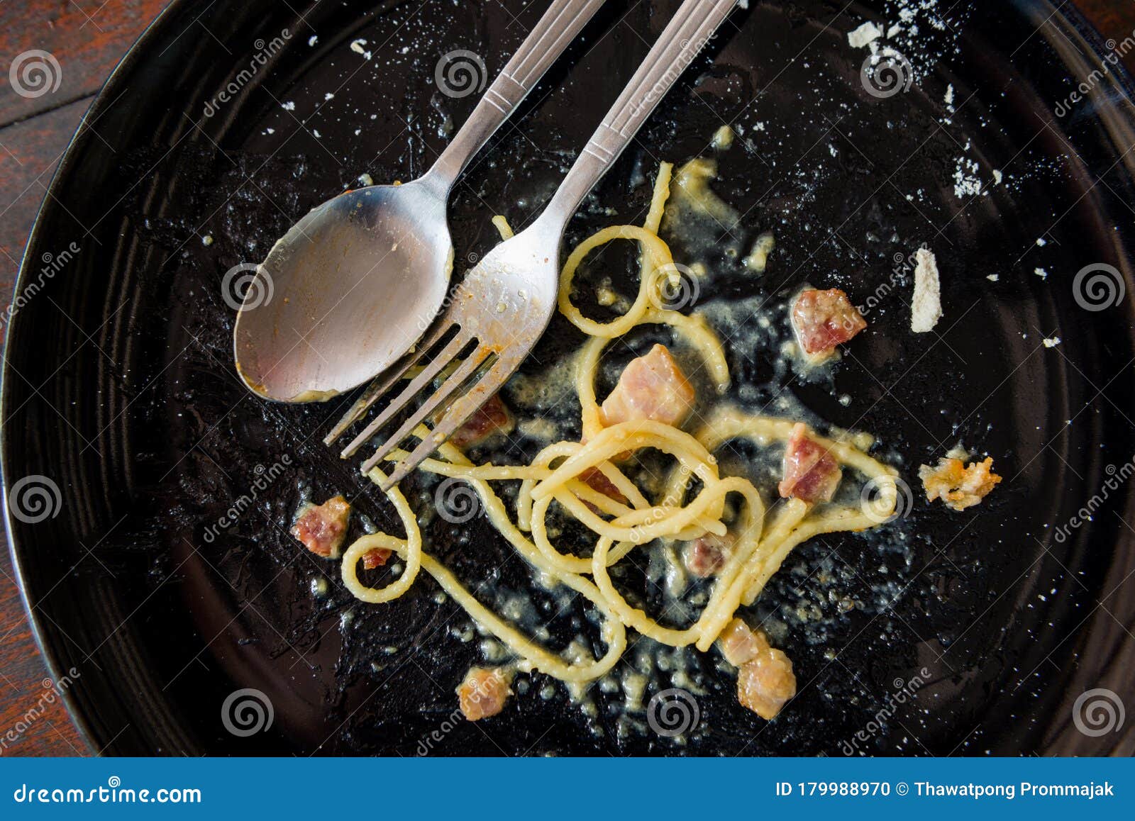 Empty plate after eating stock photo. Image of meal - 179988970