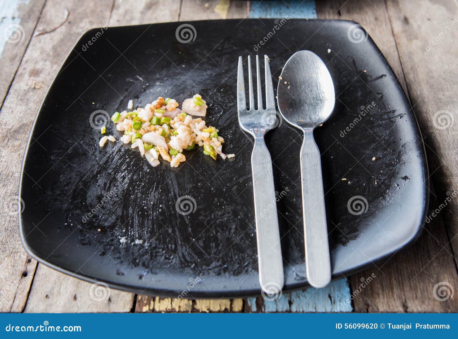 Empty plate after food stock photo. Image of dish, leftover - 56099620