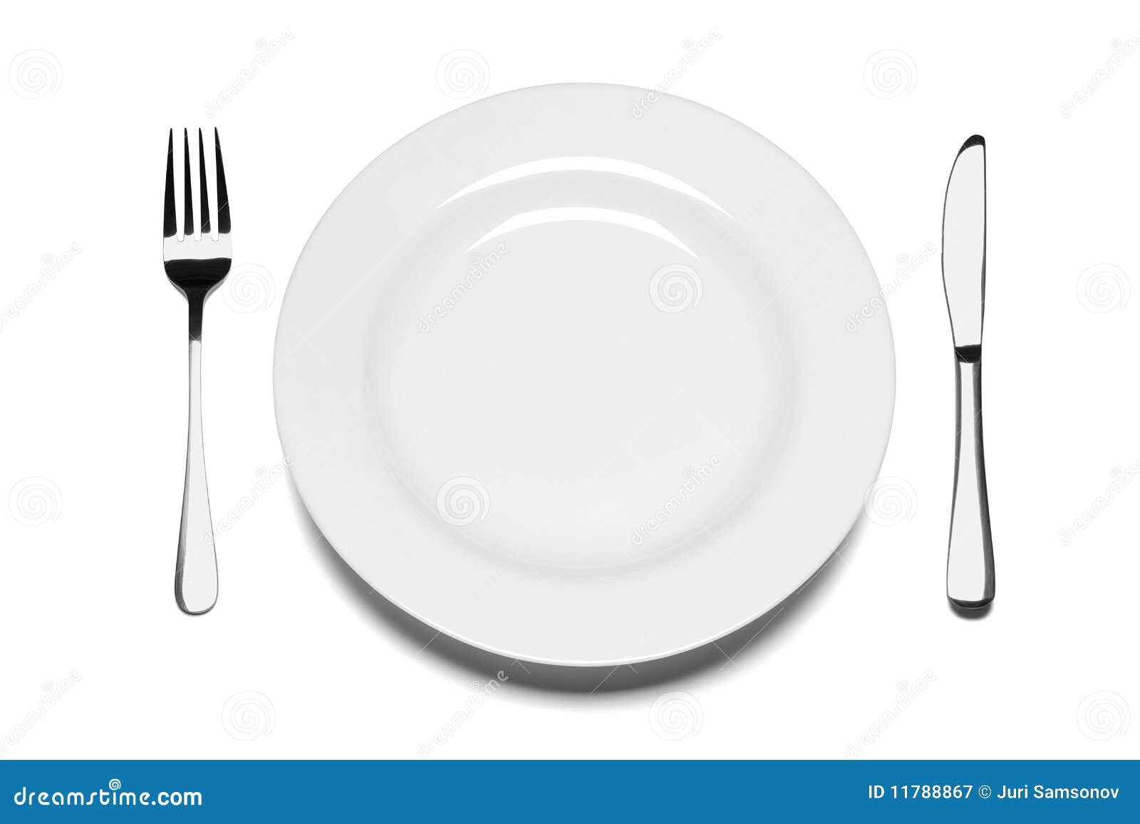 Empty Plate with Fork and Knife. Stock Image - Image of tableware, fork ... Empty Plate with Fork and Knife. Stock Image - Image of tableware, fork ...