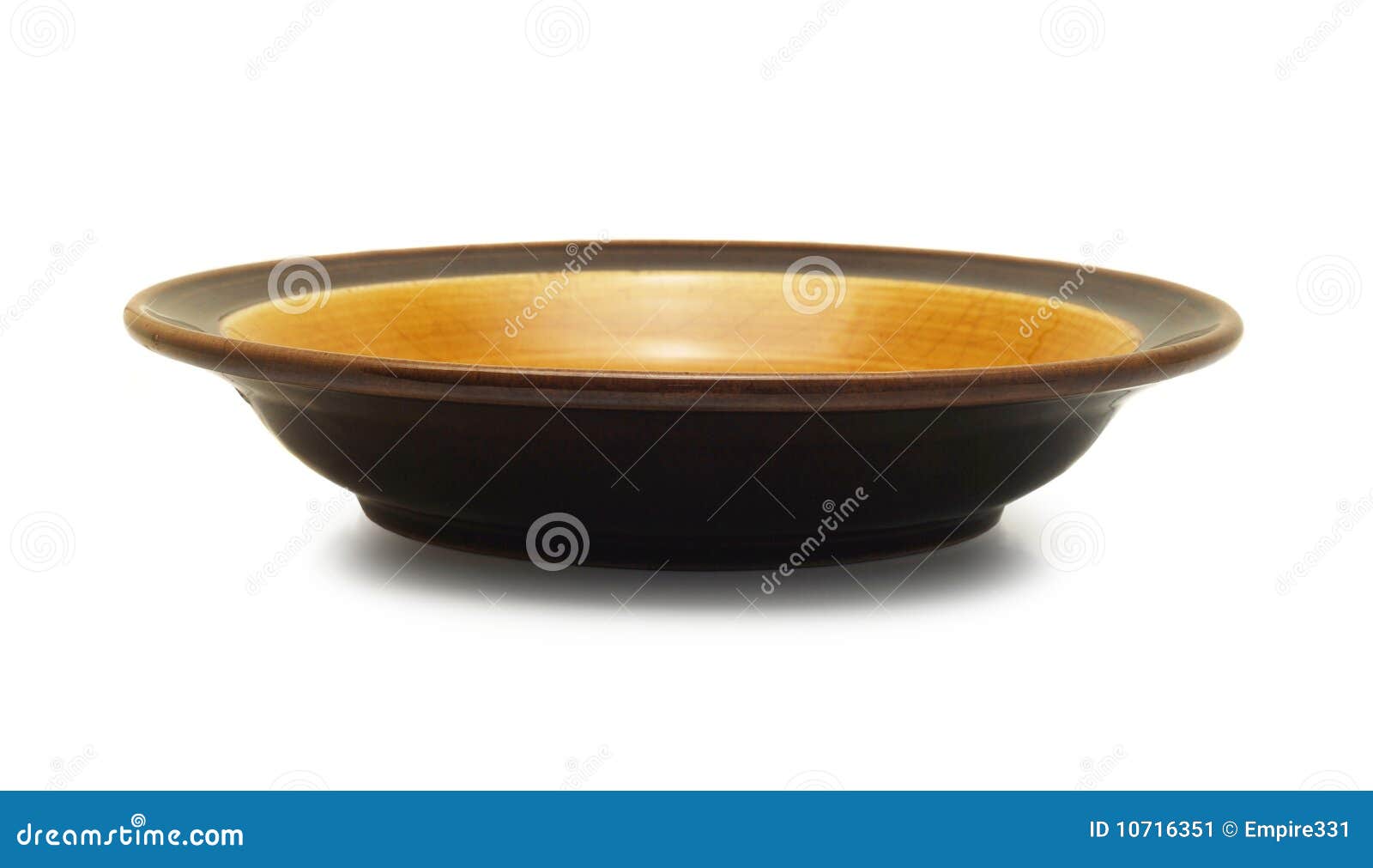 Empty plate isolated stock image. Image of dinner, kitchenware - 10716351