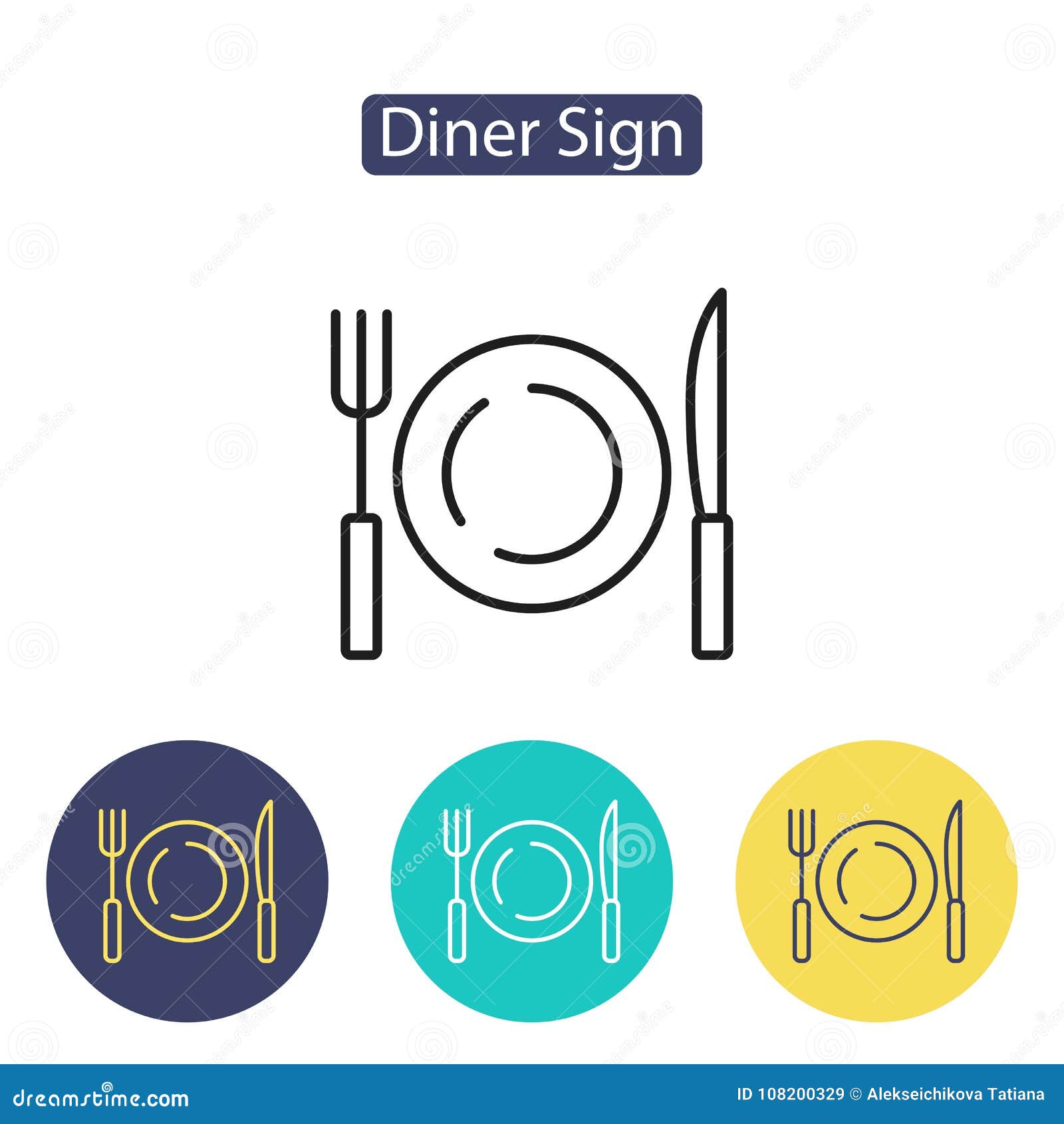 Empty Plate with Knife and Fork on a White Background. Stock Vector ... Empty Plate with Knife and Fork on a White Background. Stock Vector ...