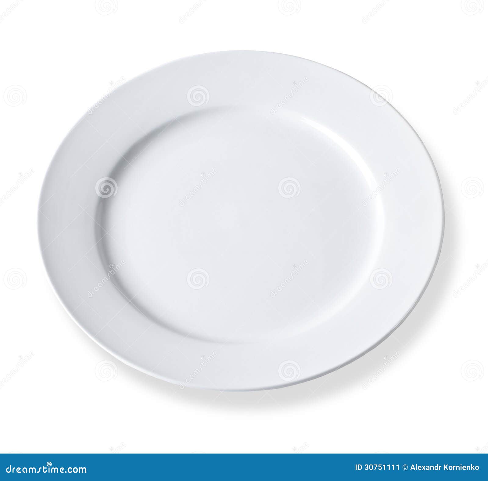 Empty plate stock image. Image of background, kitchen - 30751111