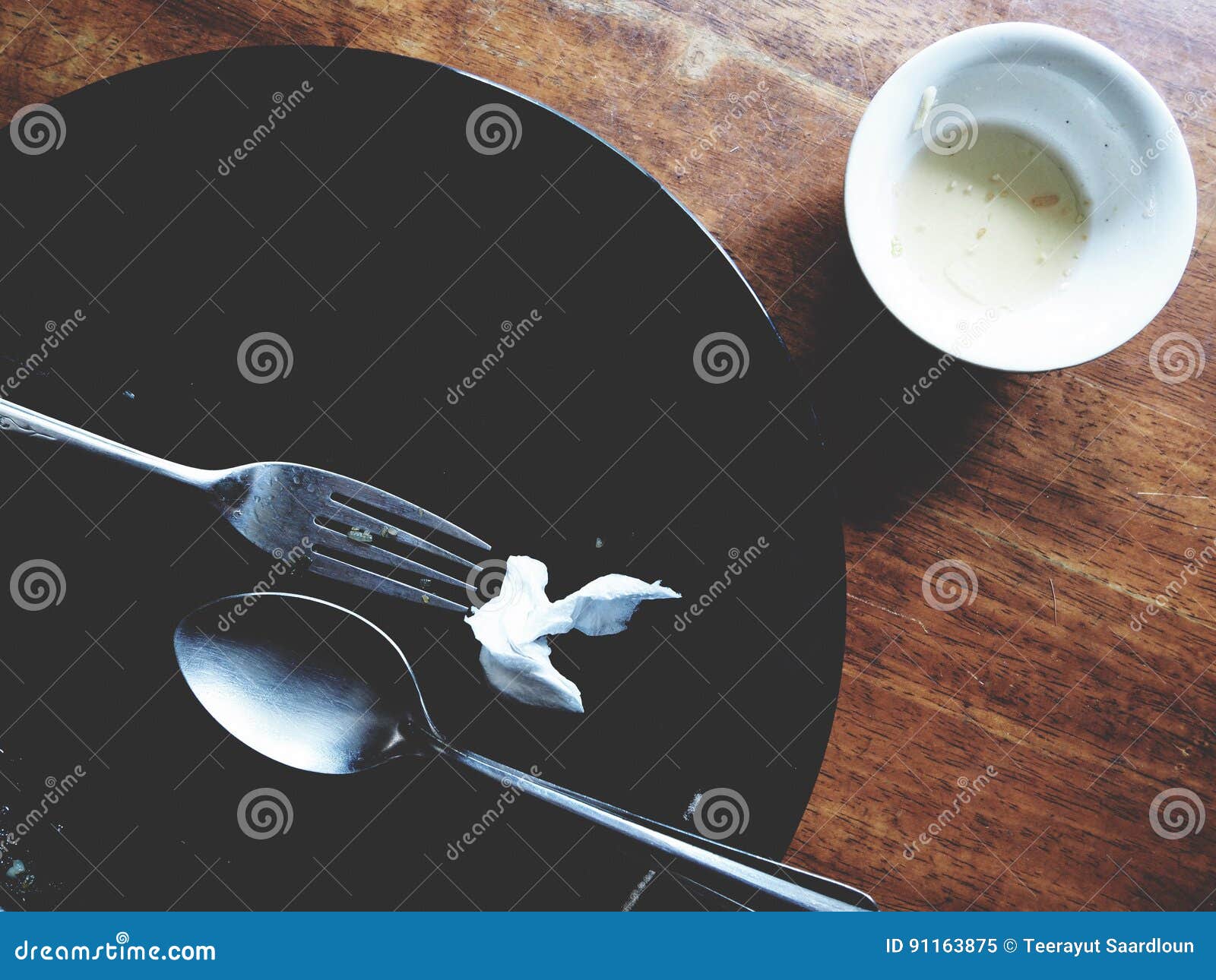 This is Empty Plate after You Finished Eat Stock Image - Image of ...