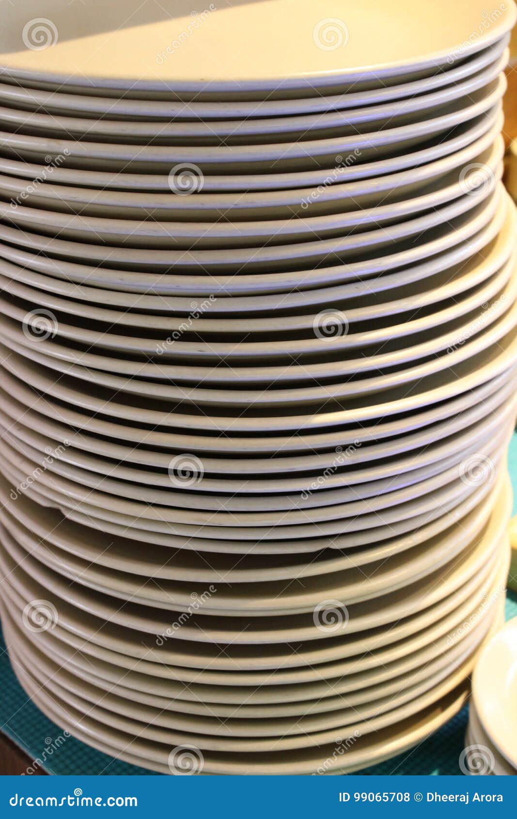 Empty Plates stock photo. Image of dinner, buffet, empty - 99065708