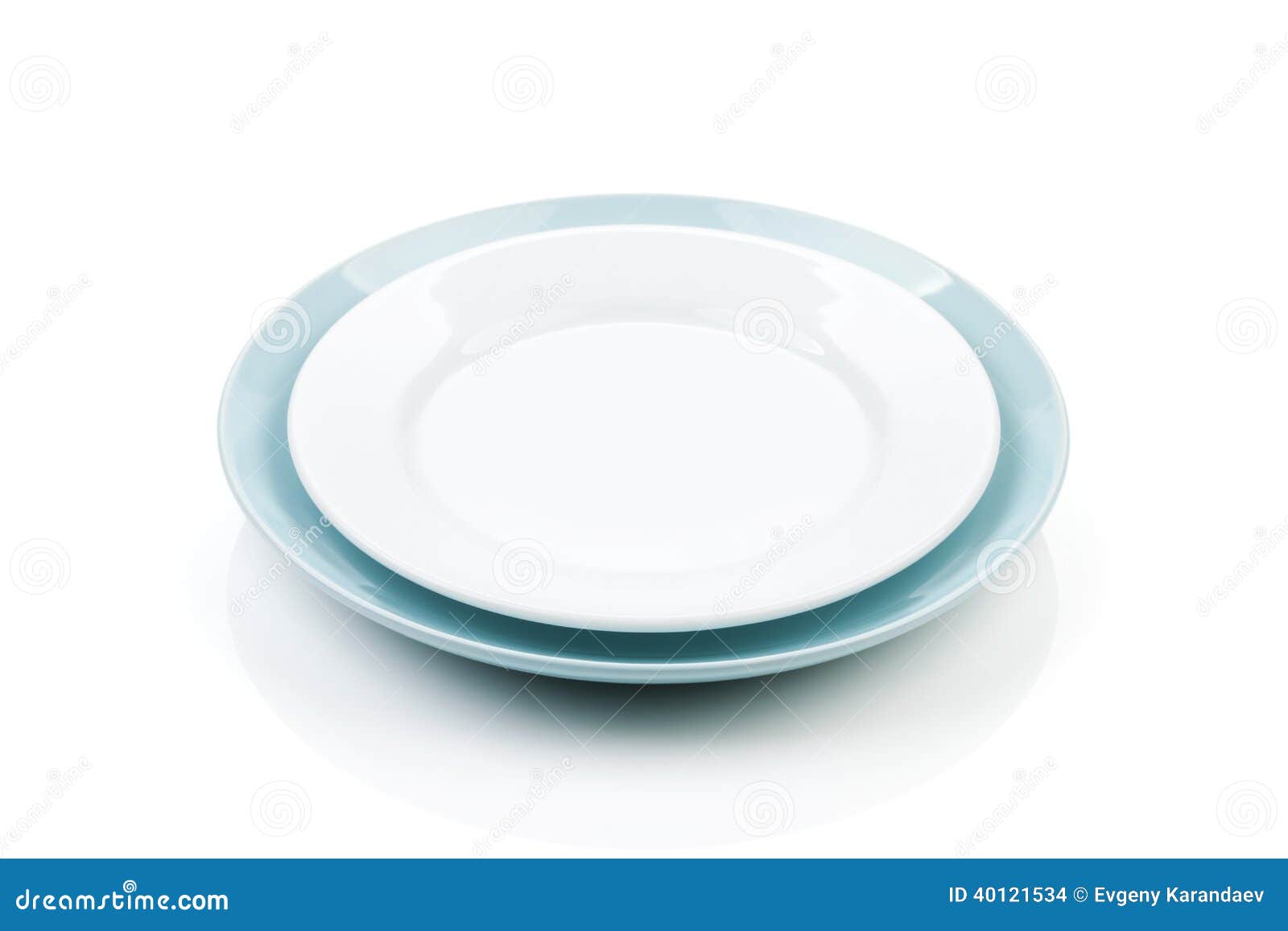Empty plates stock photo. Image of restaurant, clean - 40121534