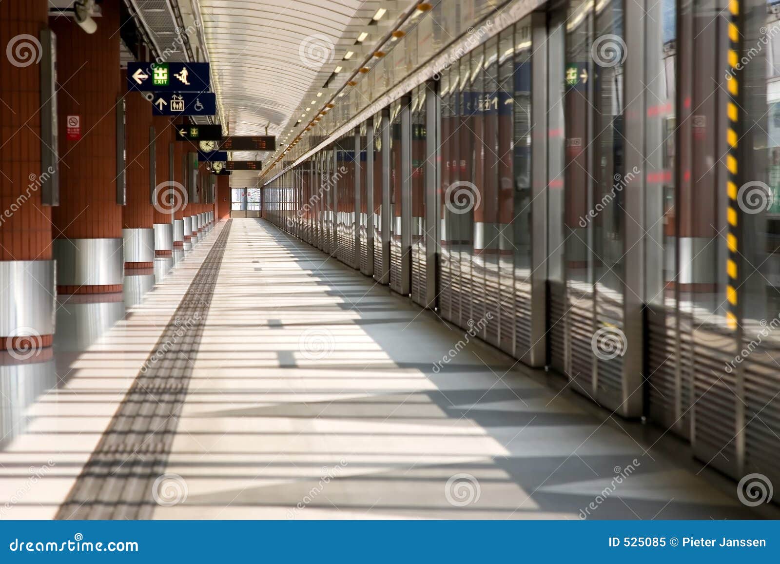 Empty platform stock image. Image of track, rare, silence - 525085