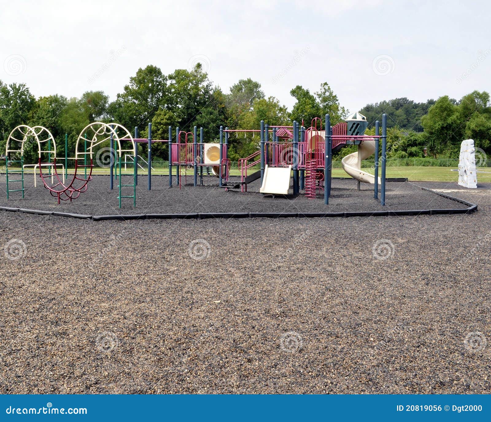 Empty Playground stock photo. Image of kids, colors, park - 20819056