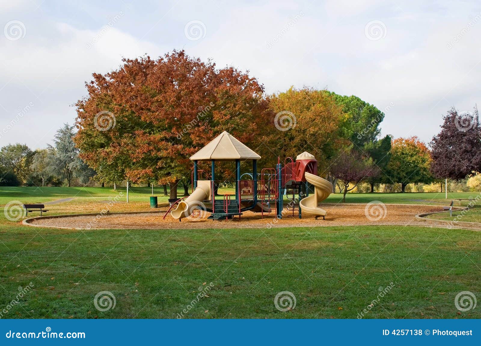 Empty Playground Swing Royalty-Free Stock Photography | CartoonDealer ...