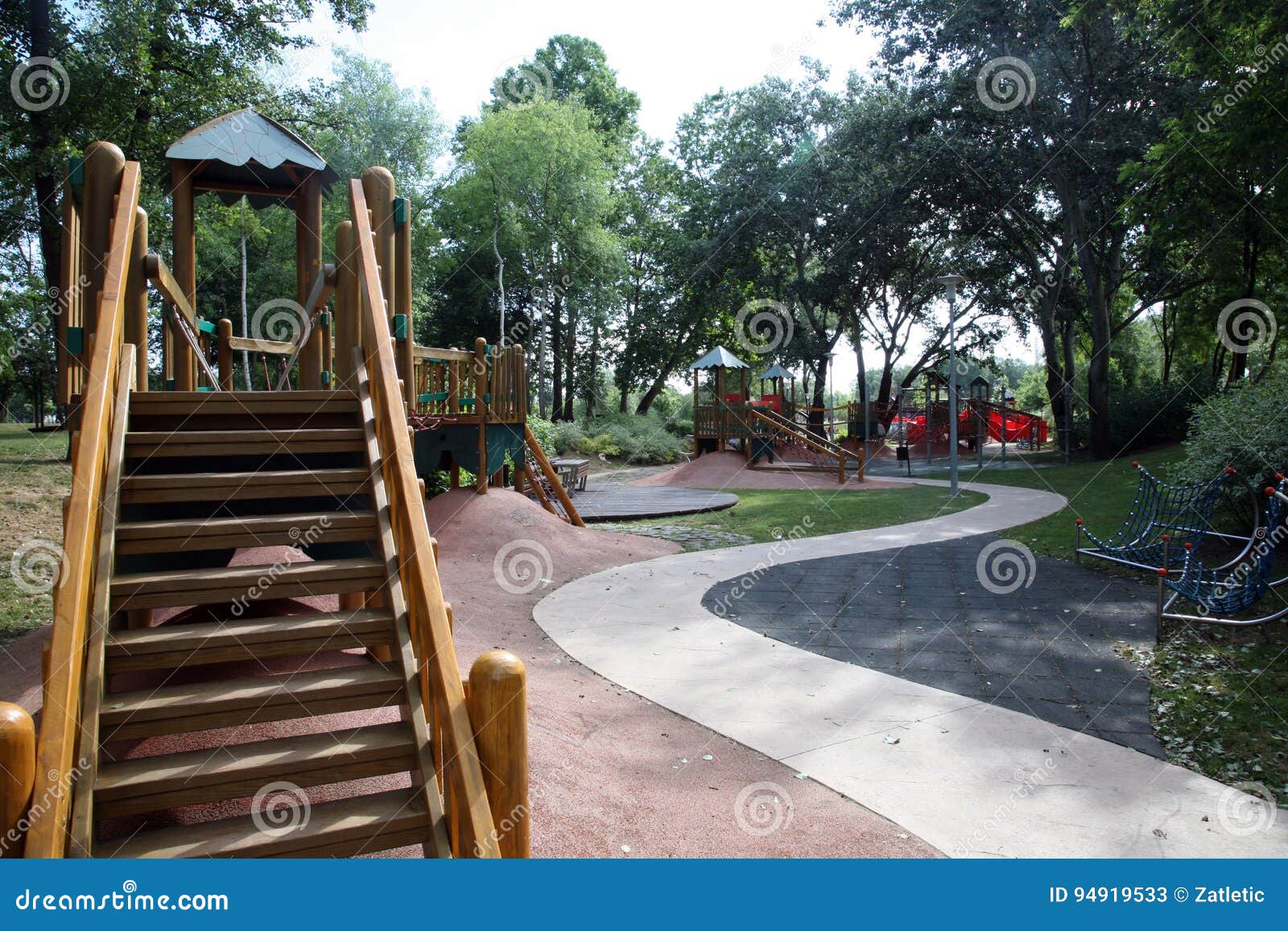 Empty playground stock image. Image of leaf, bars, season - 94919533