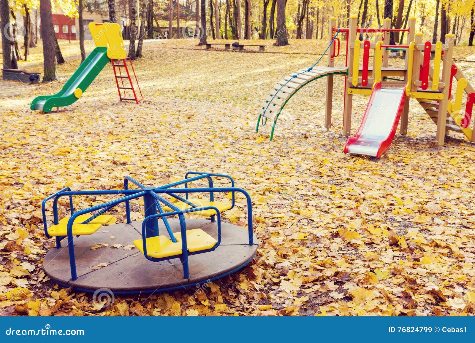 Empty Playground Swing Royalty-Free Stock Photography | CartoonDealer ...