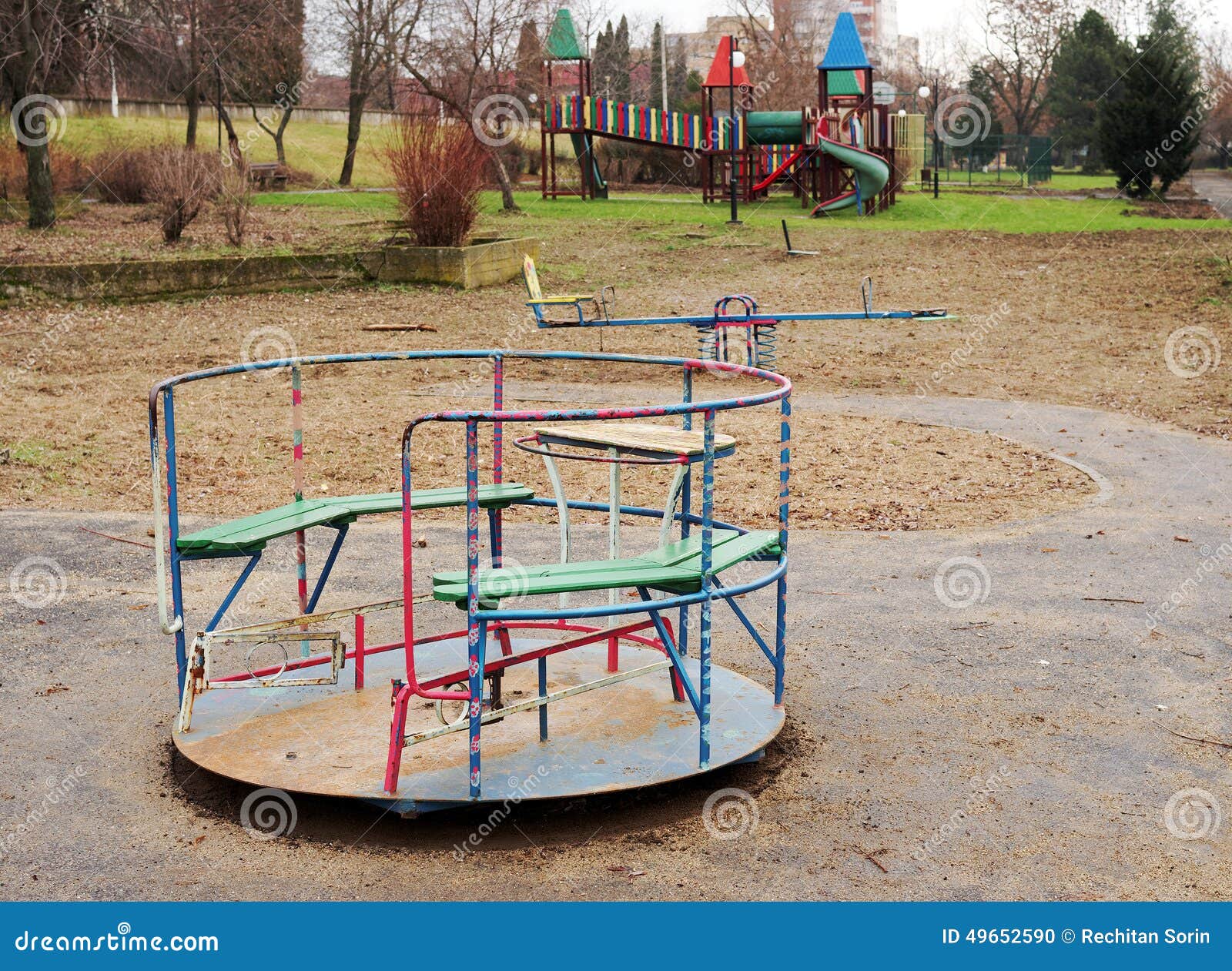 Empty Playground Swing Royalty-Free Stock Photography | CartoonDealer ...