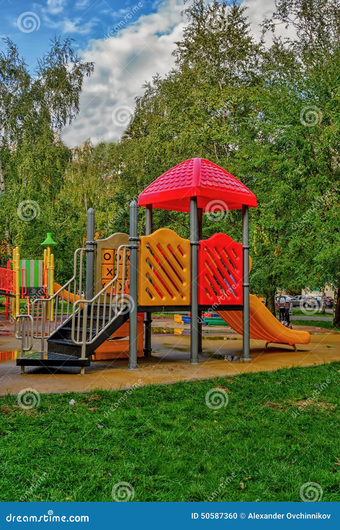 Empty Playground stock photo. Image of game, ladder, rise - 50587360