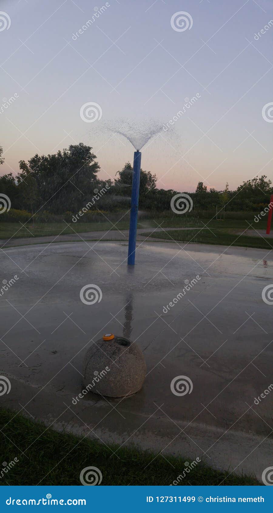 Empty playground stock image. Image of park, sunset - 127311499