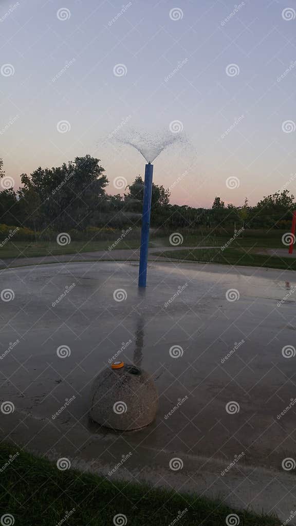 Empty playground stock image. Image of park, sunset - 127311499