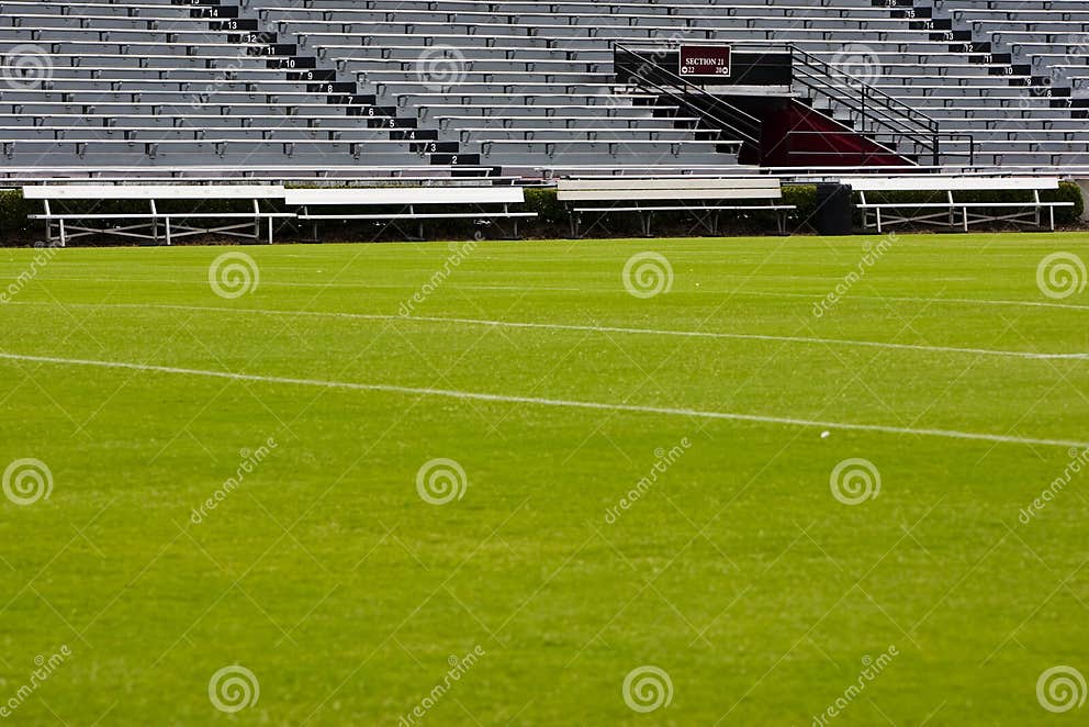 Empty Playing Field stock photo. Image of goal, color - 9699934