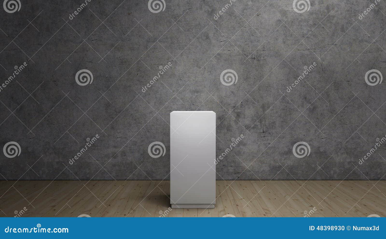 Empty plinth stock illustration. Illustration of room - 48398930