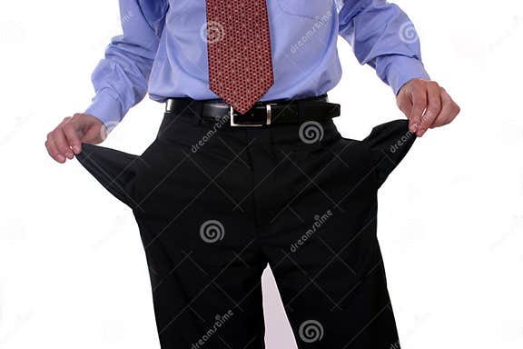 Empty pockets stock image. Image of contract, businessman - 129165