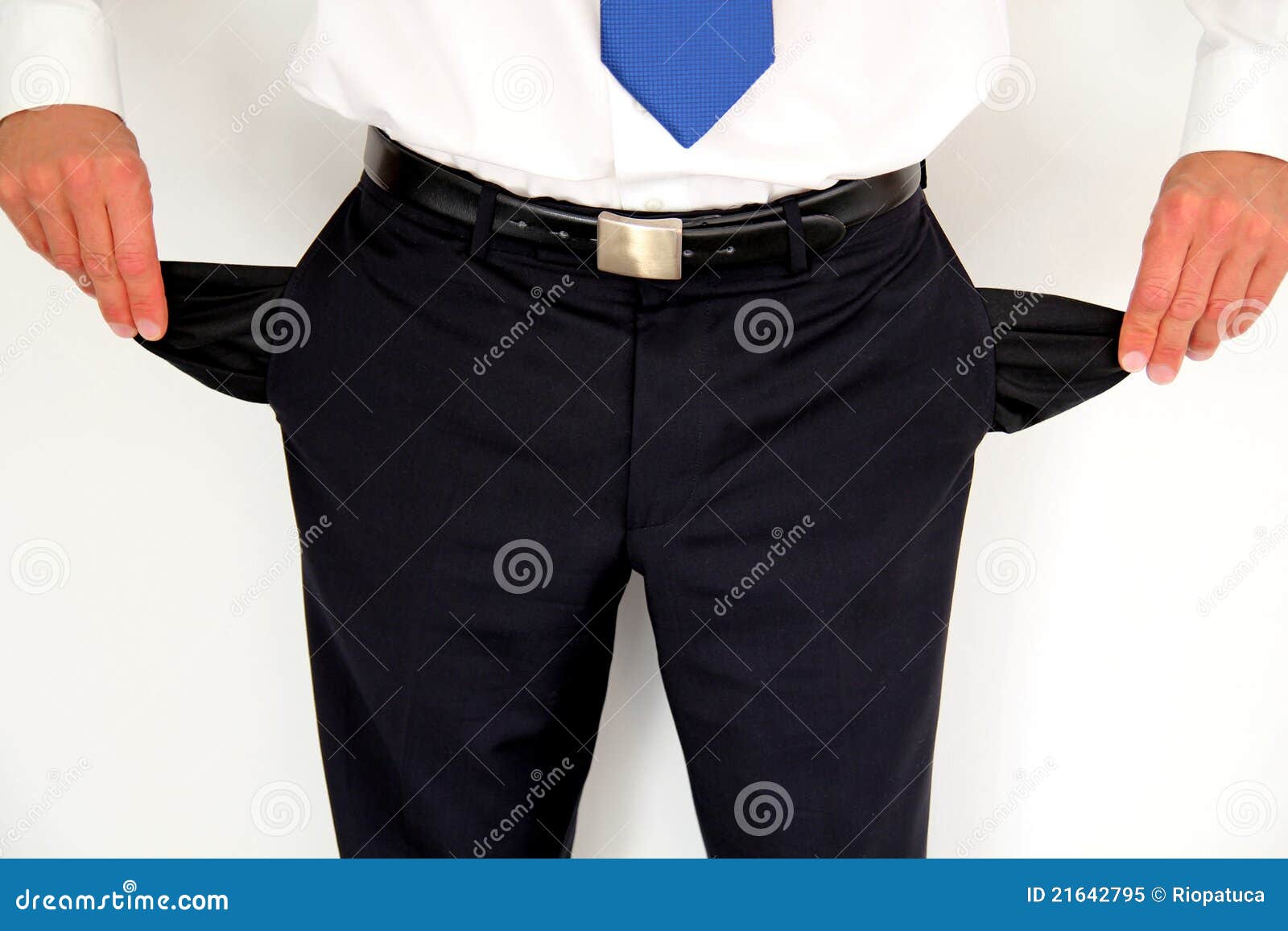 Empty Pockets stock image. Image of businessman, financial - 21642795