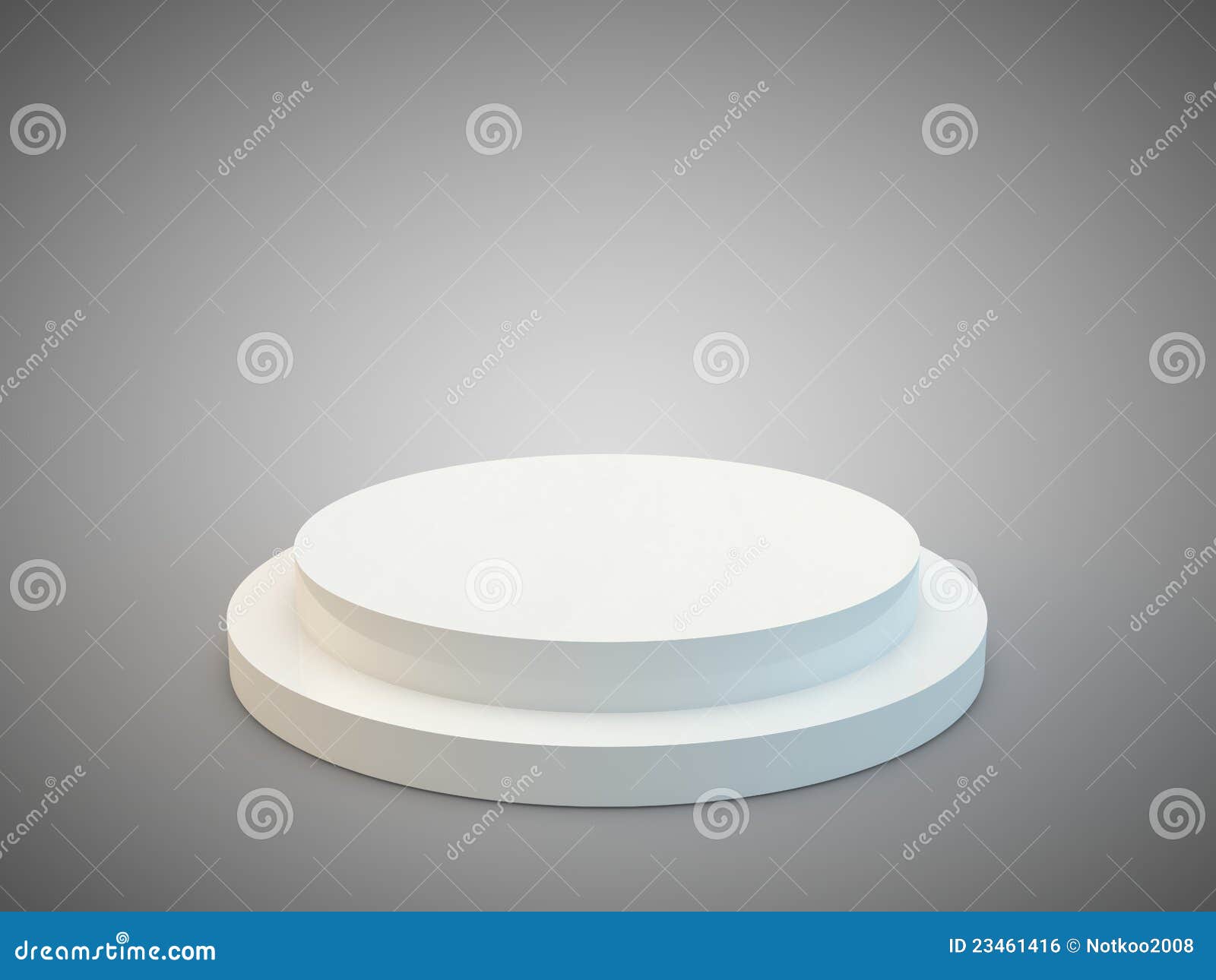 Empty Podium For Show Product With Blue Berry Falling On Cream Abstract ...