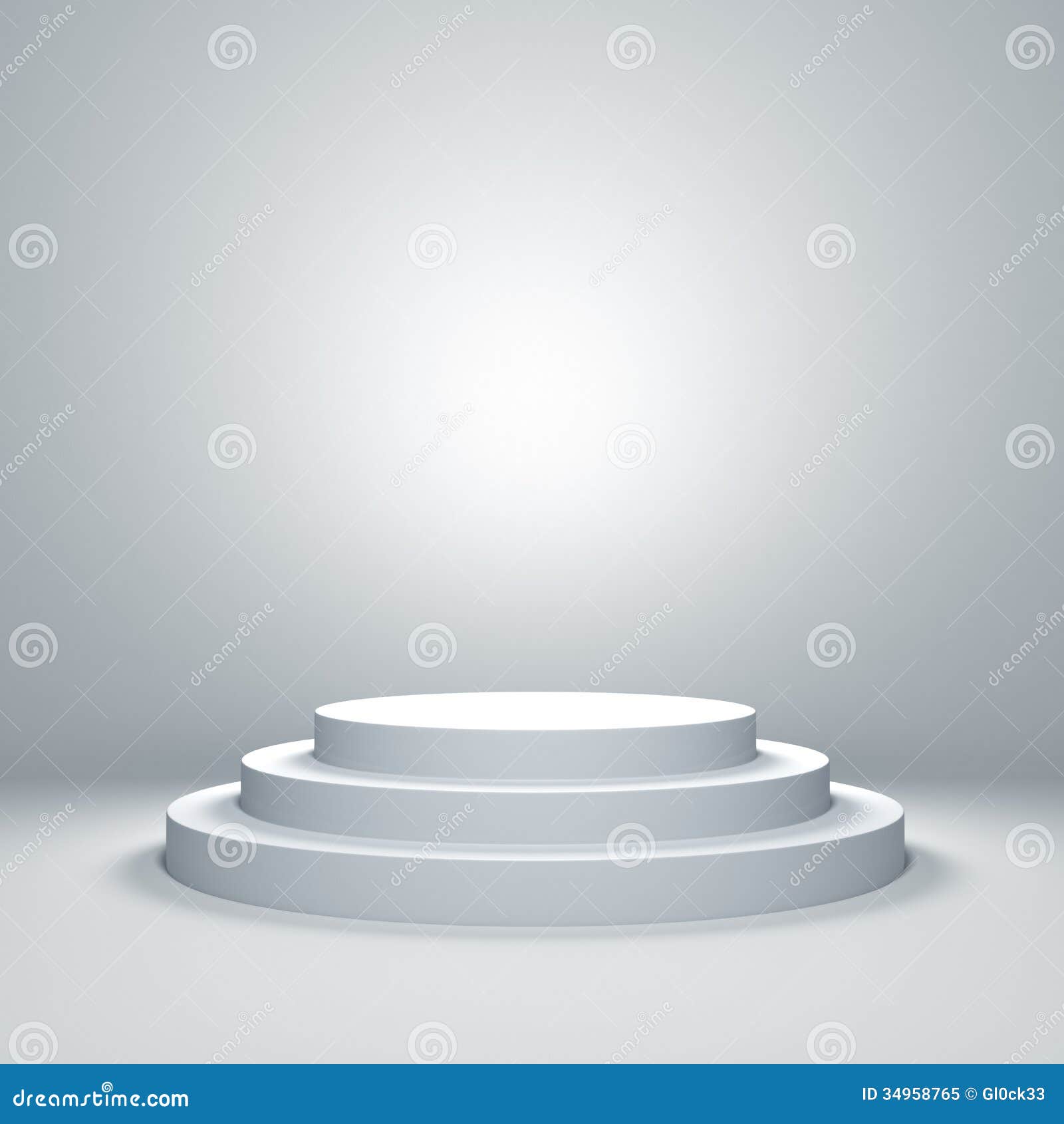 Empty podium stock illustration. Illustration of illumination - 34958765