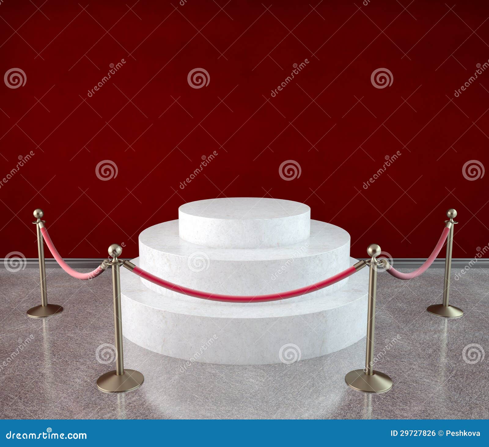 Empty podium stock illustration. Illustration of luxury - 29727826