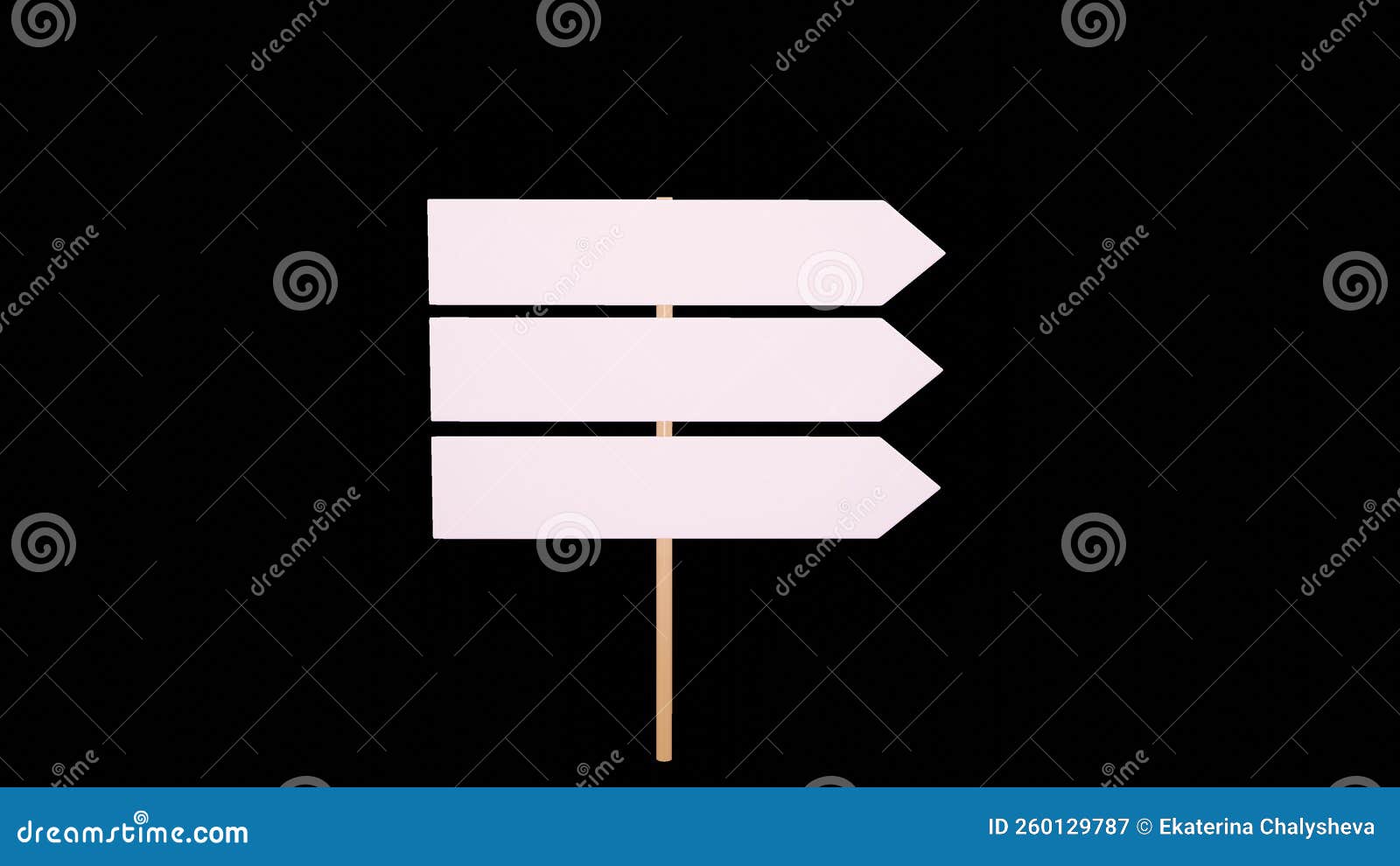 Empty Pointer on Black Background Stock Illustration - Illustration of ...