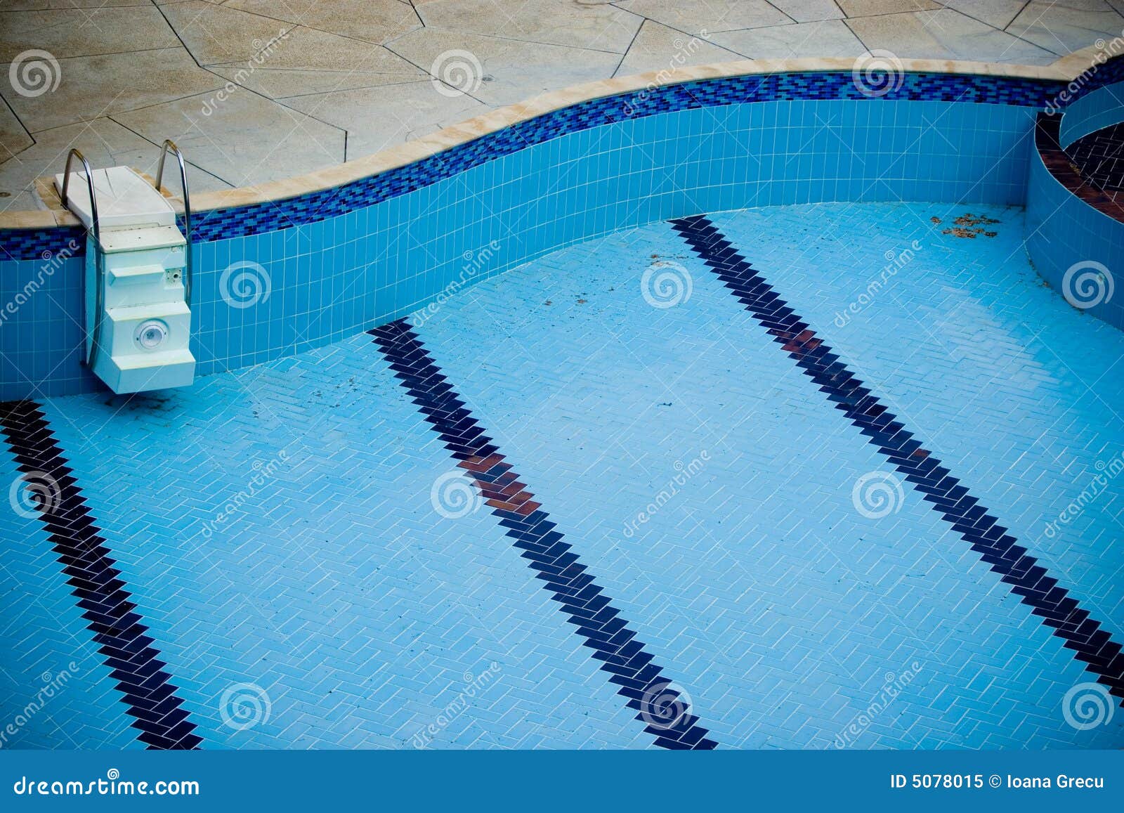 Empty pool stock image. Image of colored, tiles, holiday - 5078015