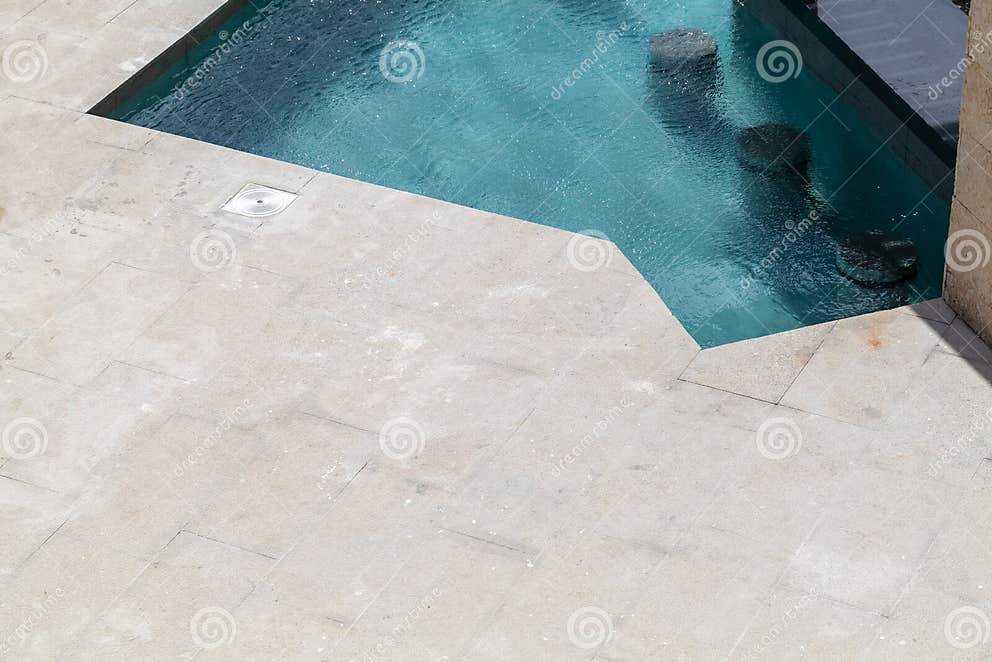 Empty Pool Bar Corners, Minimal Architecture Background Stock Image ...