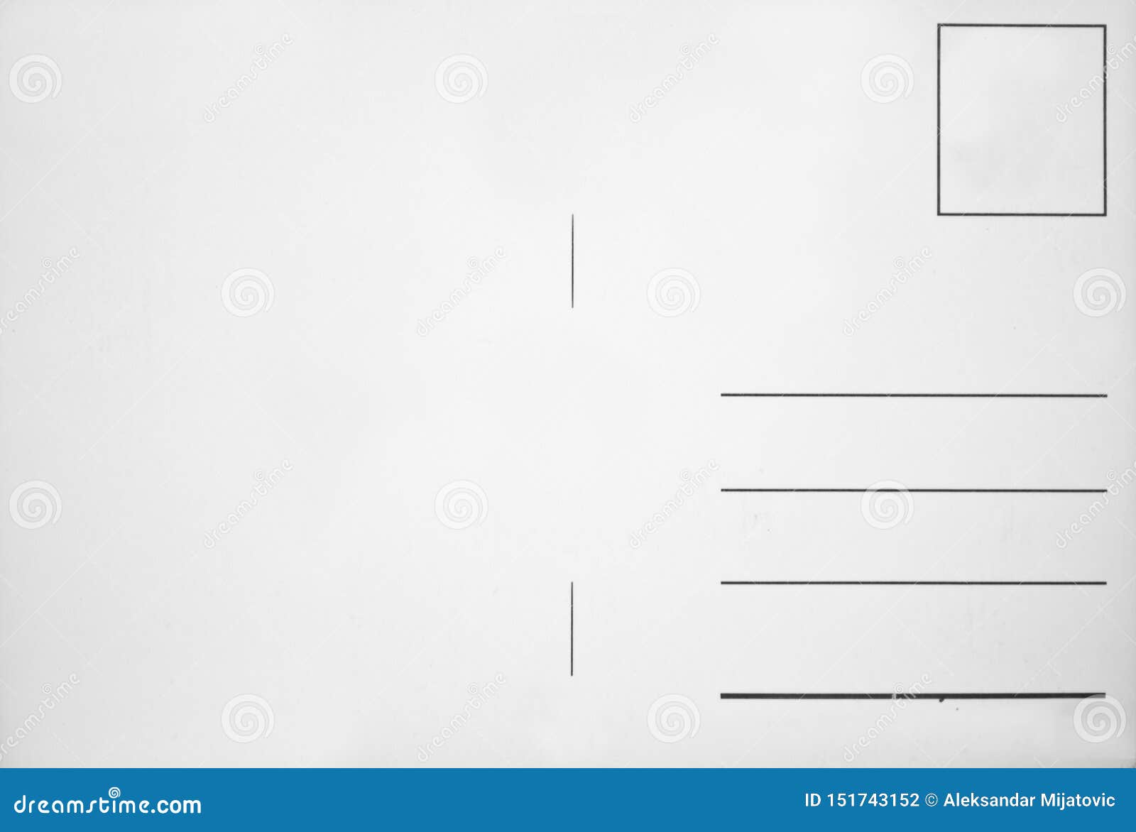 Empty postcard stock photo. Image of background, message - 151743152