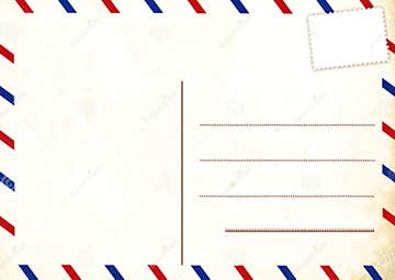 Empty postcard stock illustration. Illustration of sending - 21205482