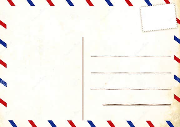 Empty postcard stock illustration. Illustration of sending - 21205482