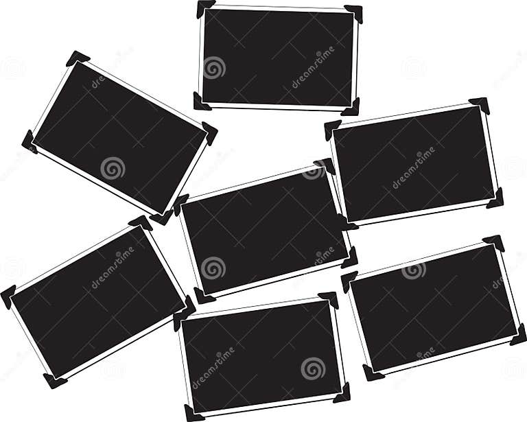 Empty postcards stock illustration. Illustration of frames - 14589132