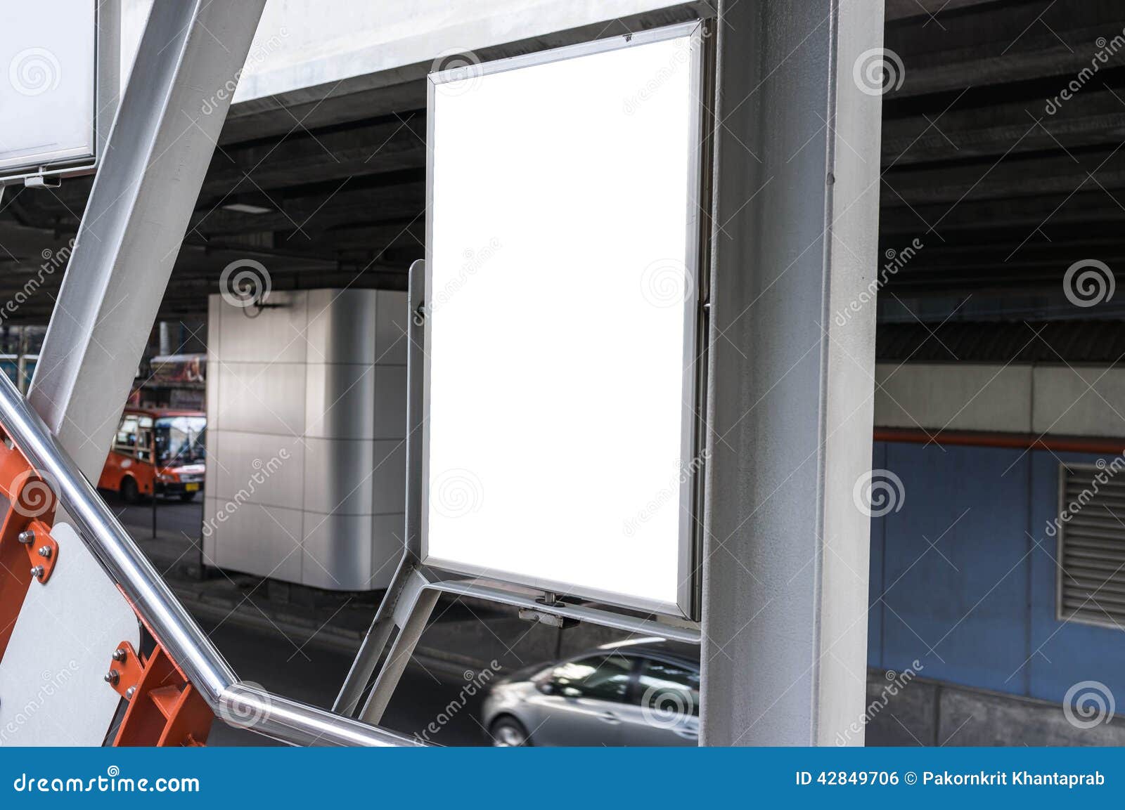 Empty Poster stock photo. Image of city, clipping, poster - 42849706