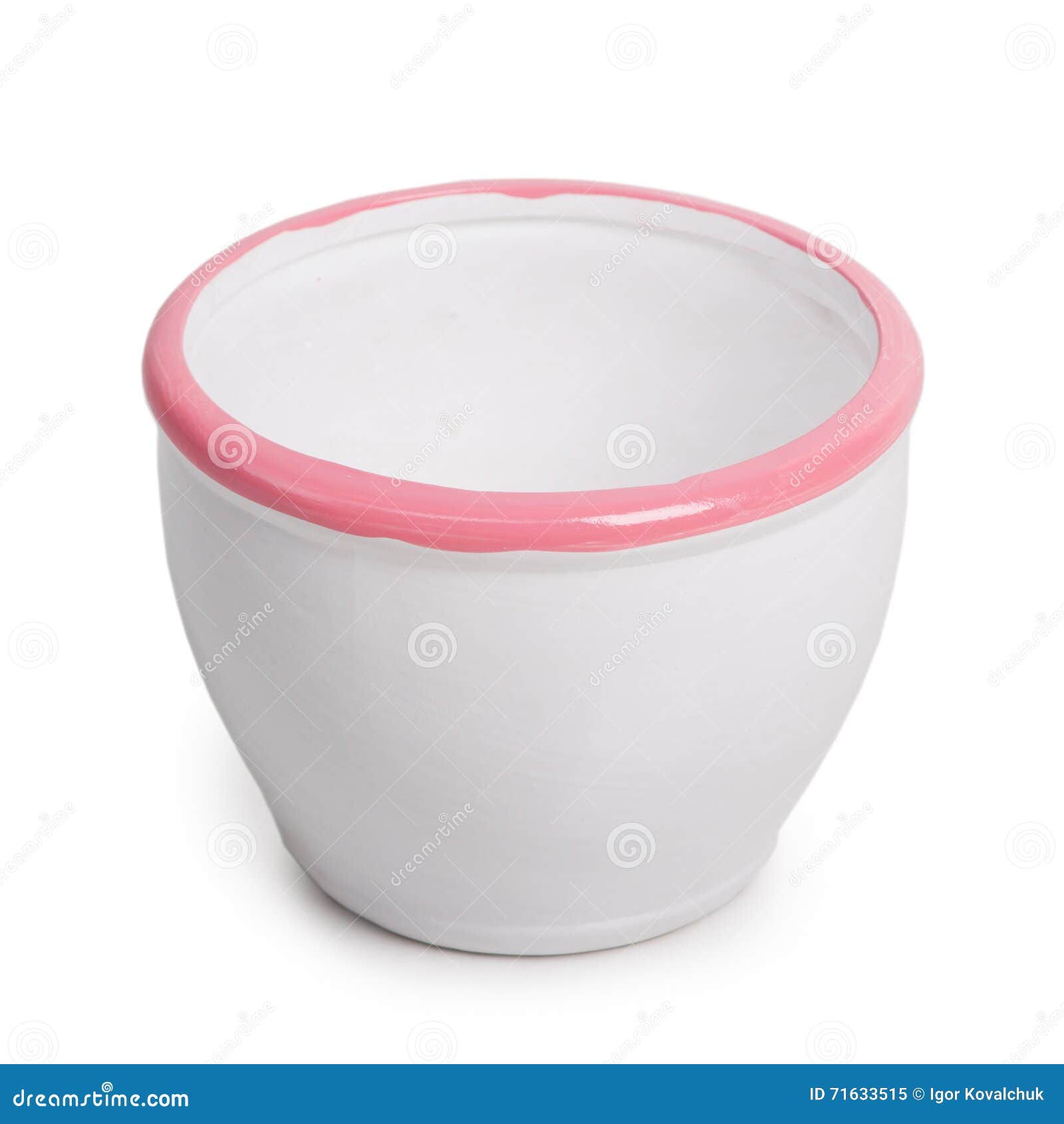 Empty pot stock image. Image of flowerpot, round, object - 71633515